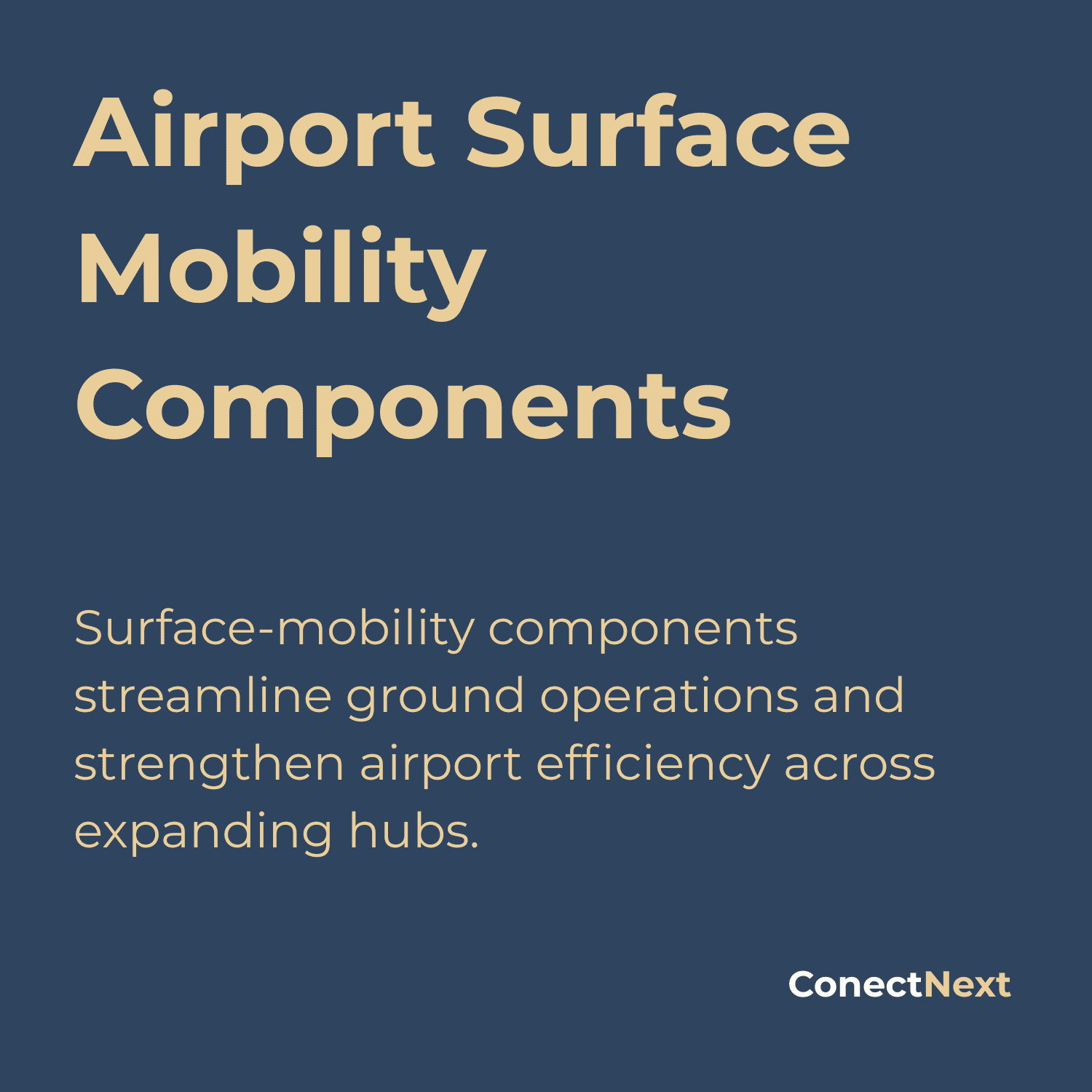 Airport Surface Mobility Components | ConectNext