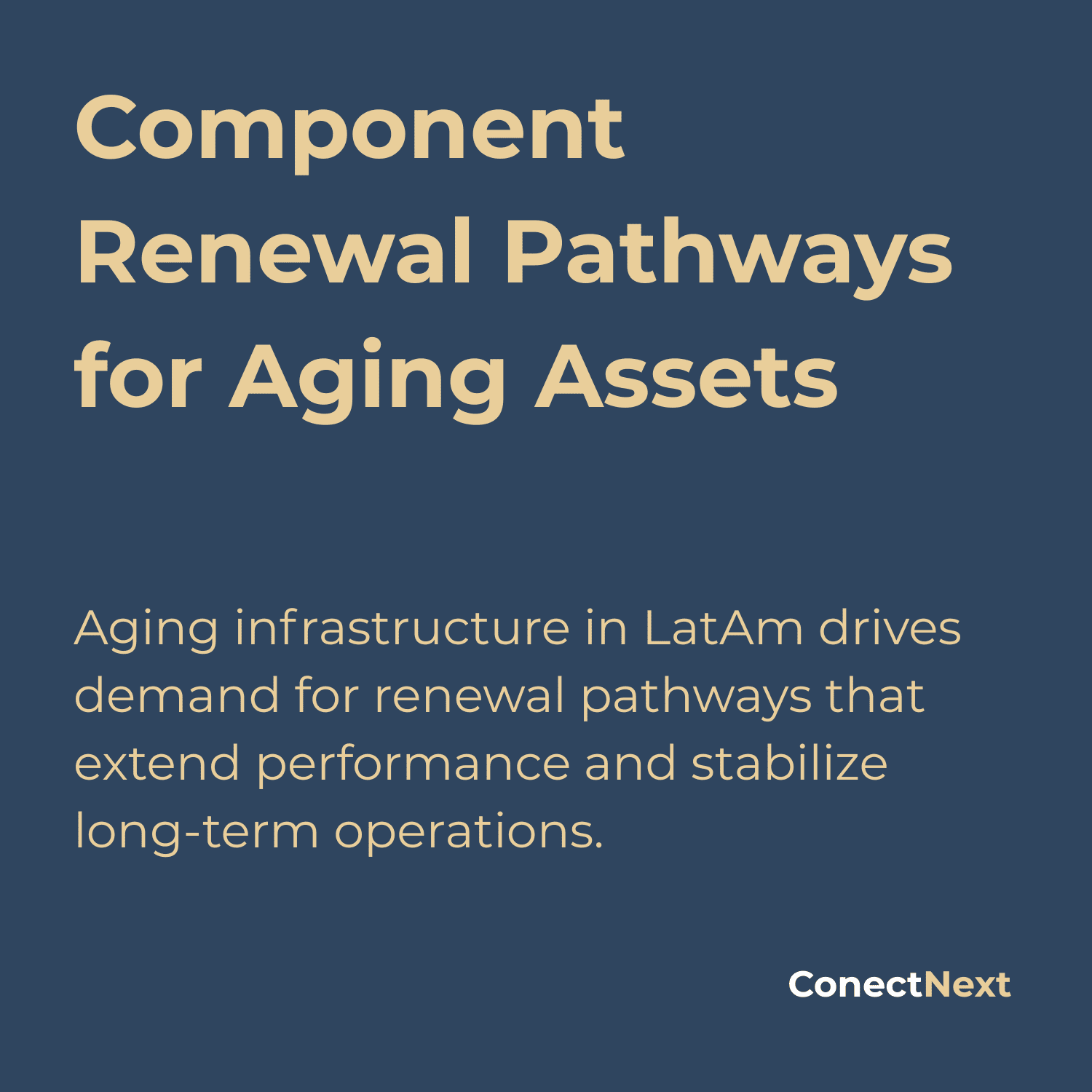 Component Renewal Pathways for Aging Assets