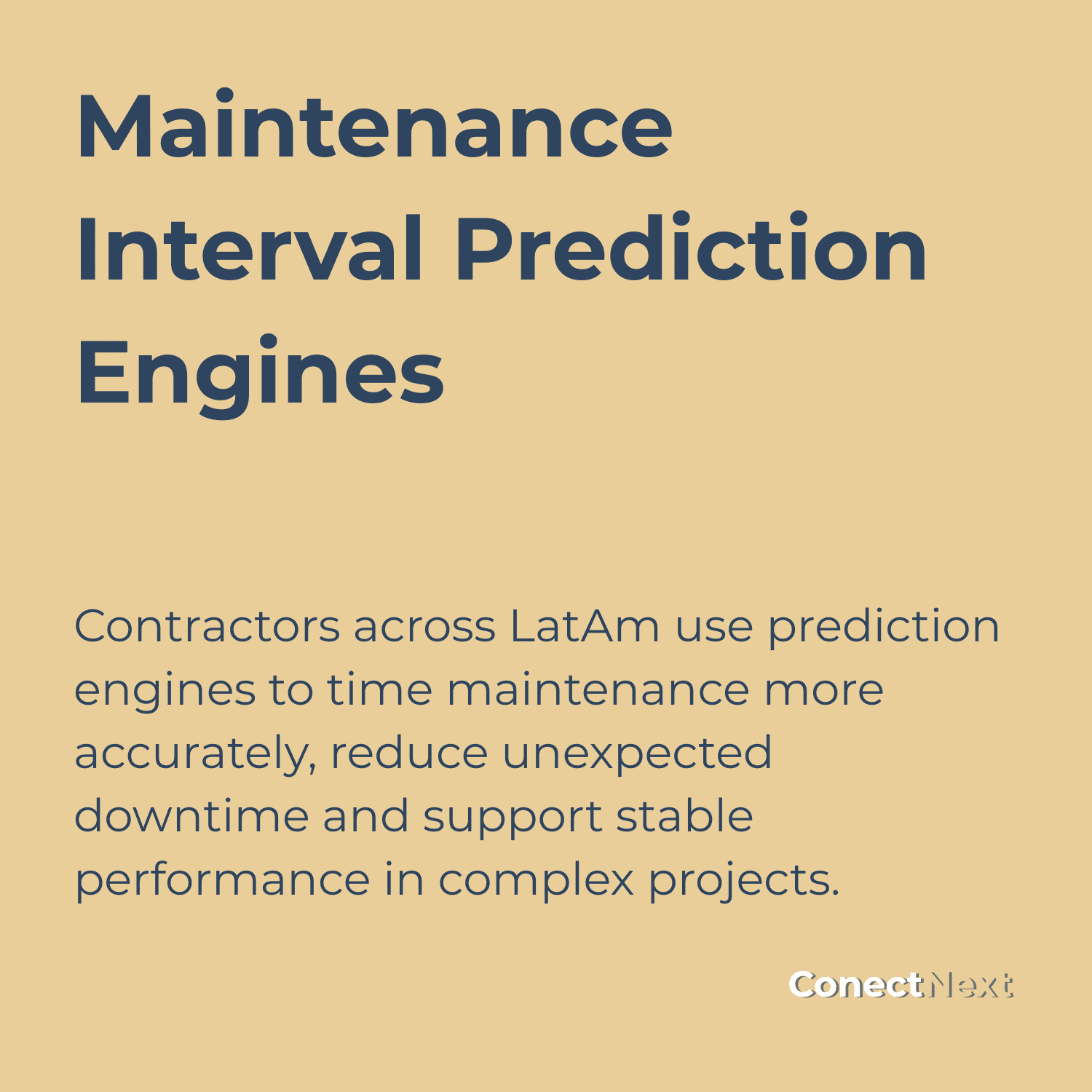 Maintenance Interval Prediction Engines