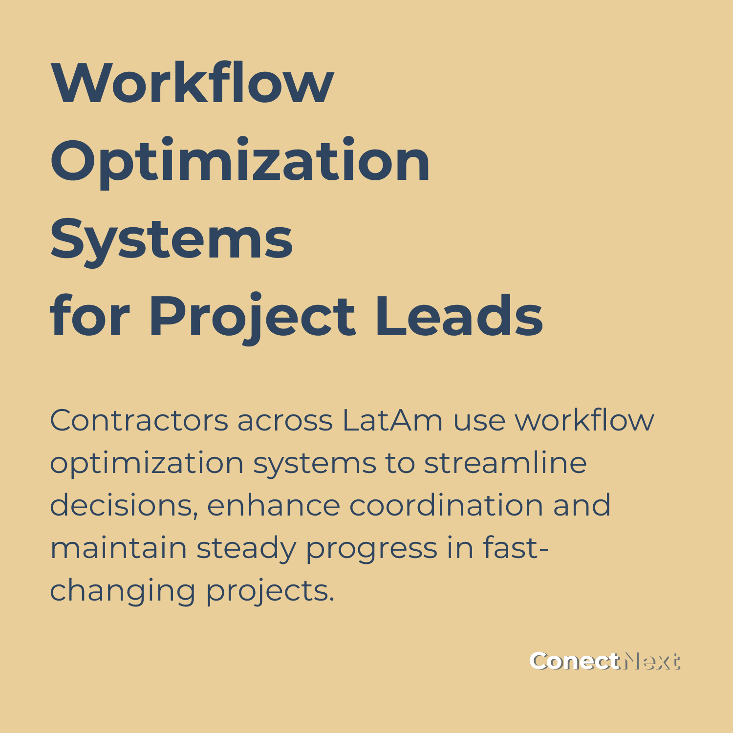 Workflow Optimization Systems for Project Leads | ConectNext