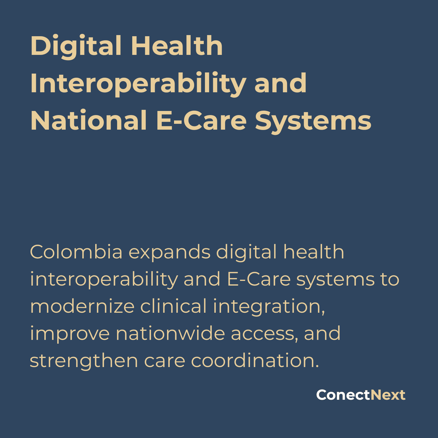 Digital Health Interoperability | National E-Care Systems