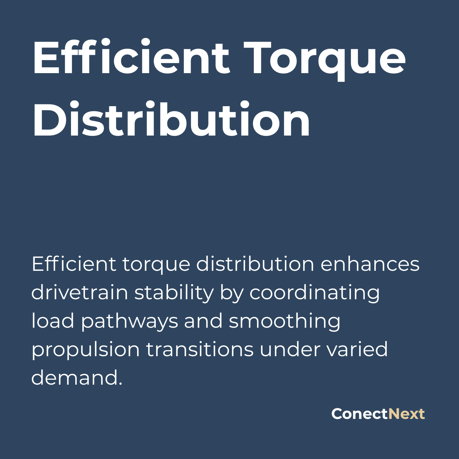 Efficient Torque Distribution | ConectNext