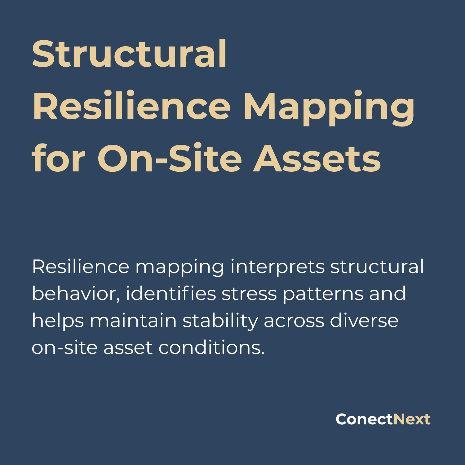 Structural Resilience Mapping for On-Site Assets