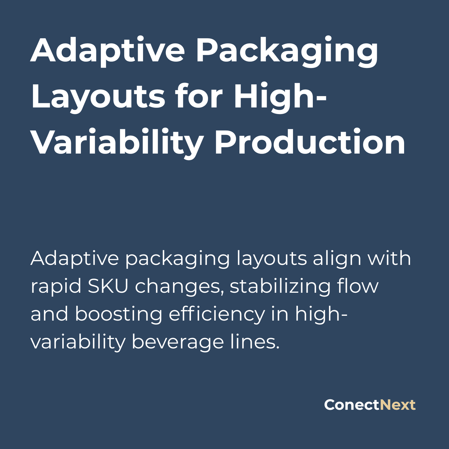 Adaptive Packaging Layouts for High-Variability Production | ConectNext