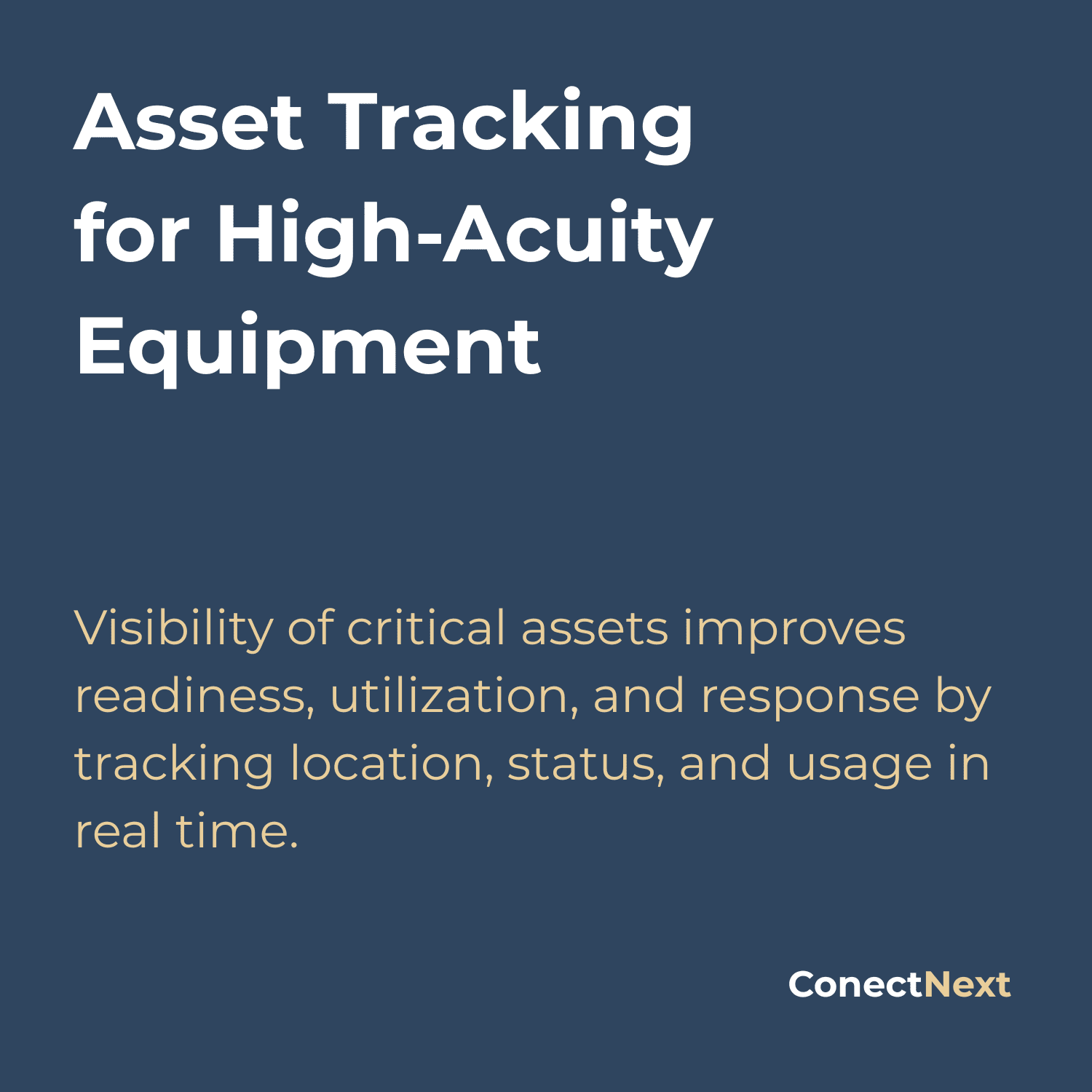 Asset Tracking for High-Acuity Equipment | ConectNext