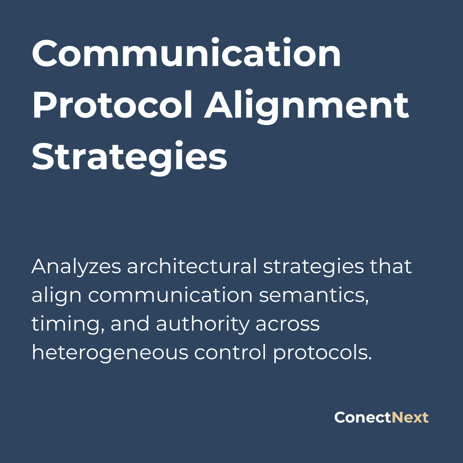 Communication Protocol Alignment Strategies | ConectNext