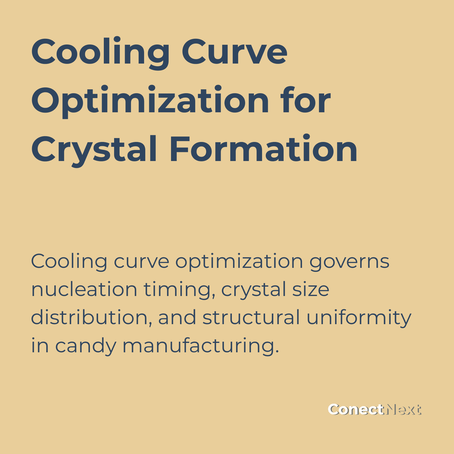 Cooling Curve Optimization for Crystal Formation