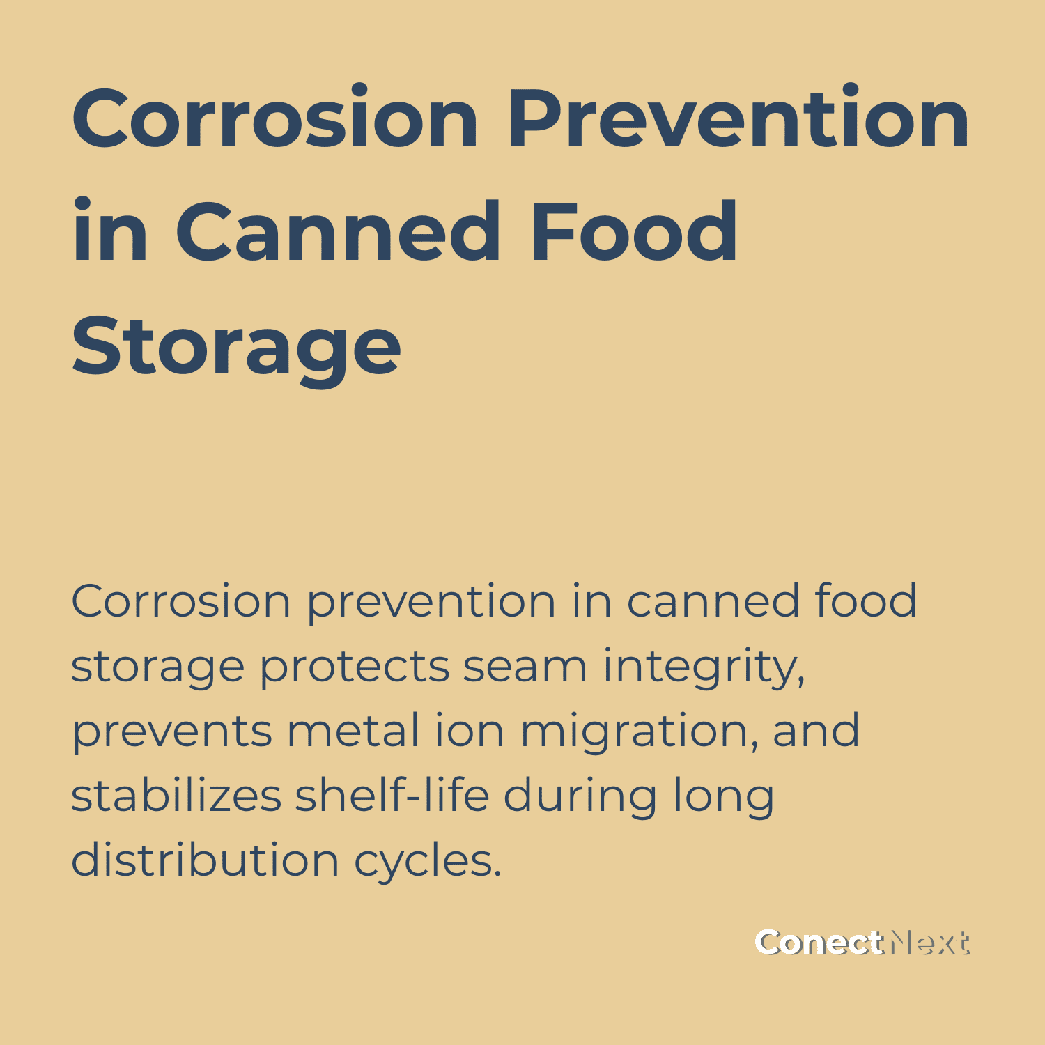 Corrosion Prevention in Canned Food Storage