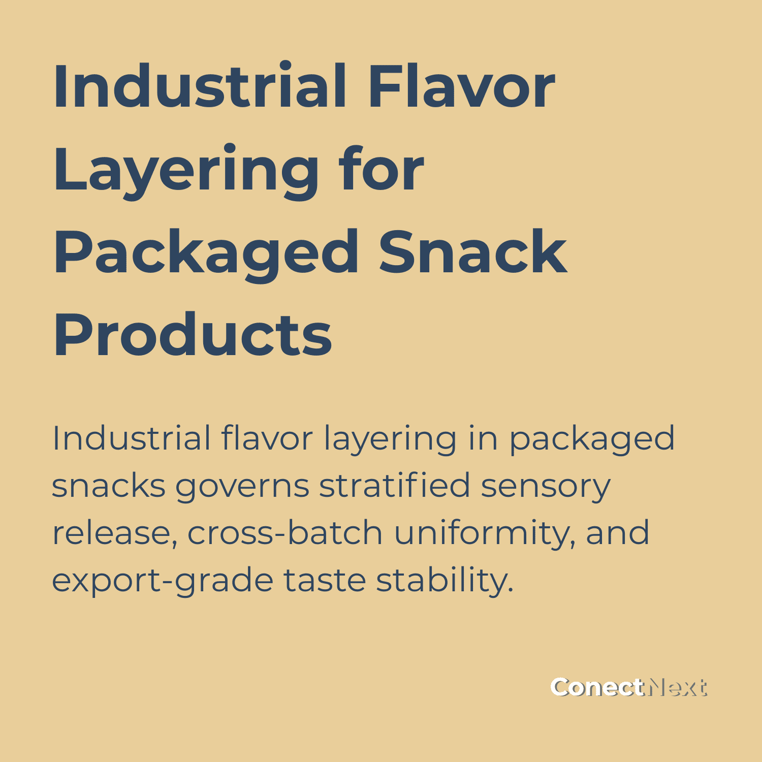 Industrial Flavor Layering for Packaged Snack Products | ConectNext