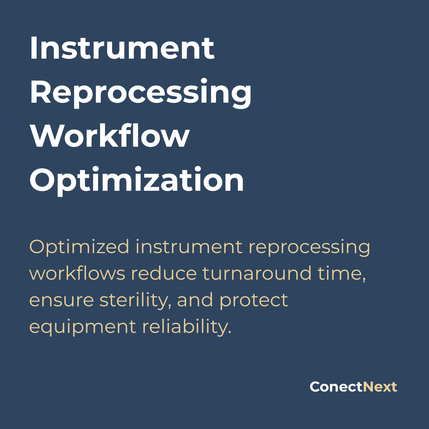 Instrument Reprocessing Workflow Optimization | ConectNext