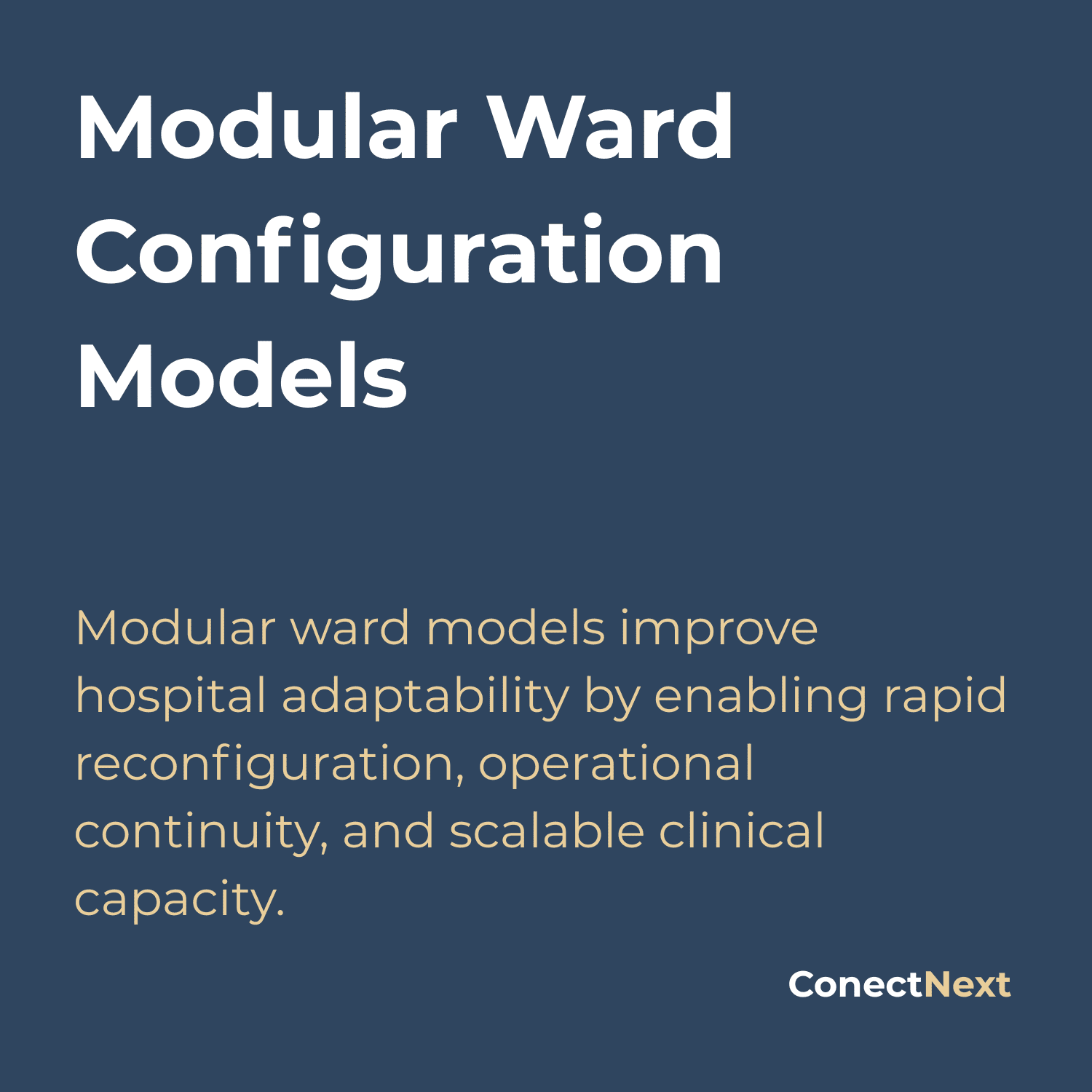 Modular Ward Configuration Models | ConectNext