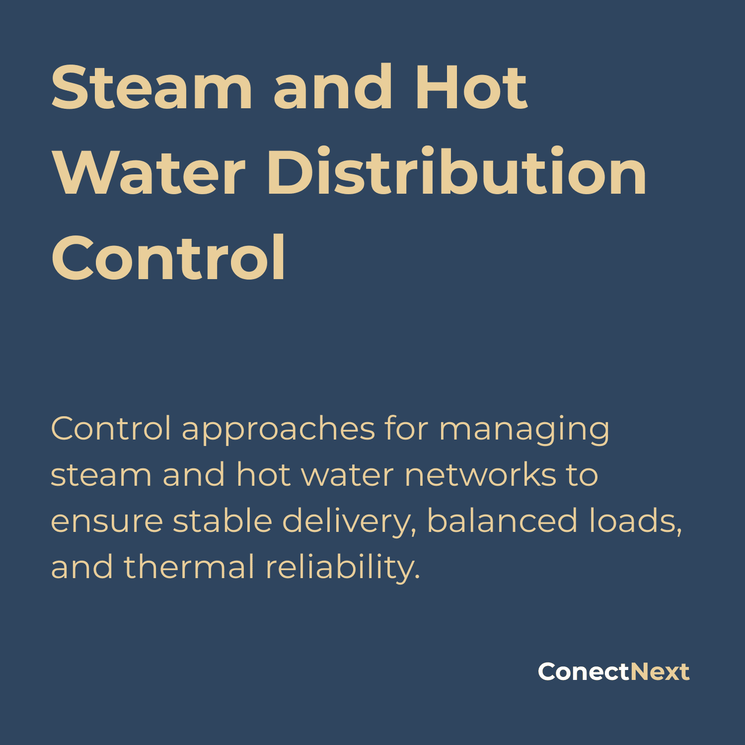 Steam and Hot Water Distribution Control | ConectNext