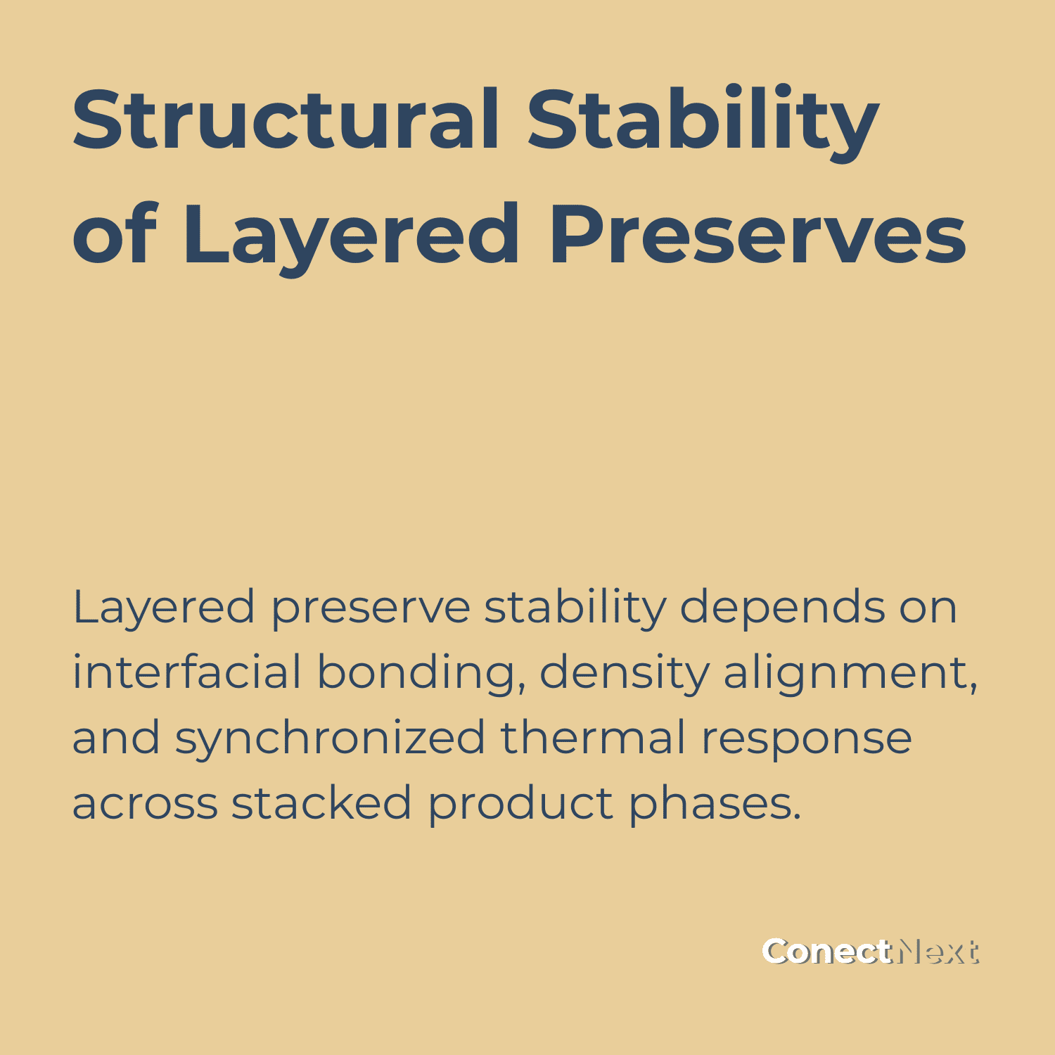 Structural Stability of Layered Preserves | ConectNext