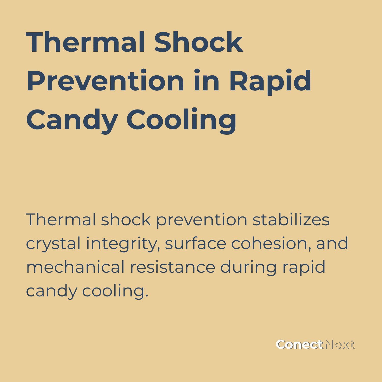 Thermal Shock Prevention in Rapid Candy Cooling