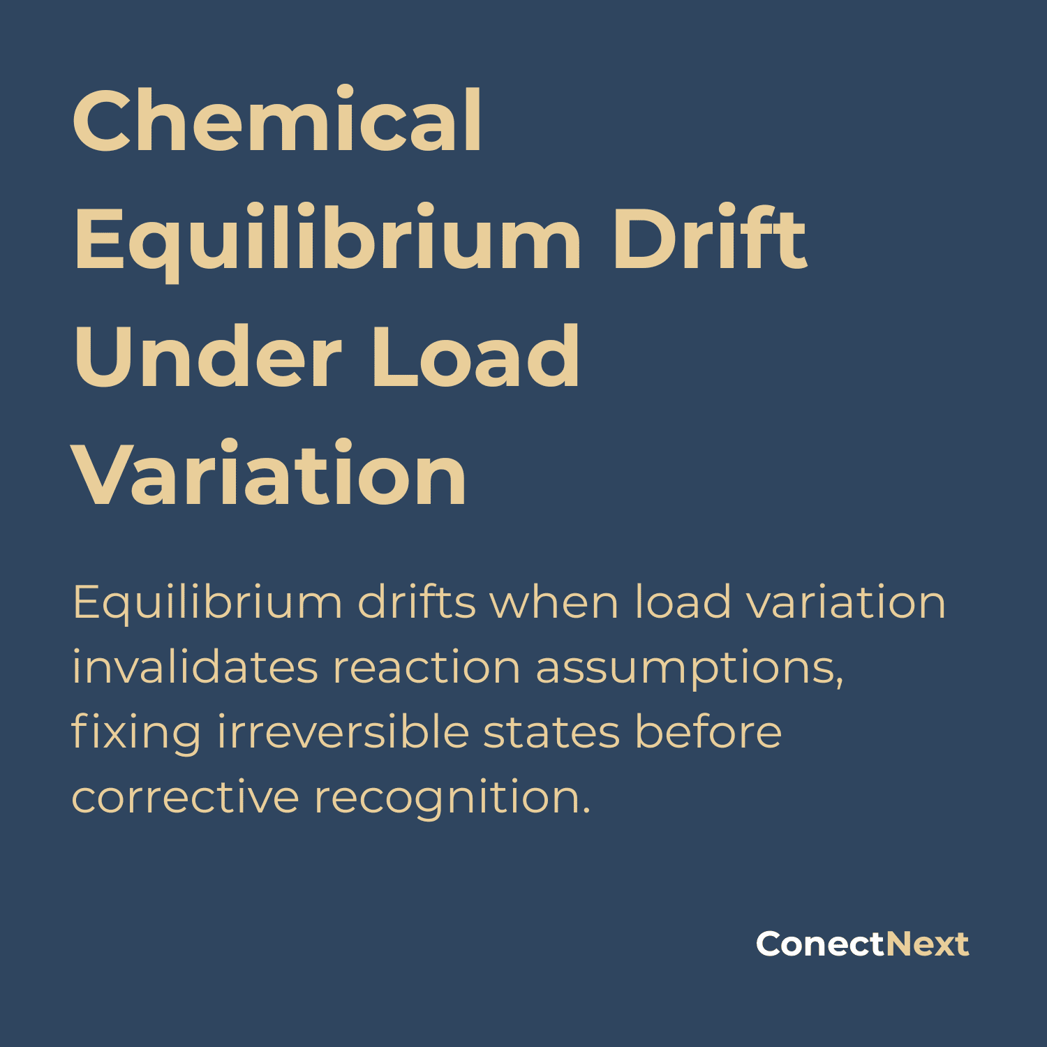 Chemical Equilibrium Drift Under Load Variation | ConectNext