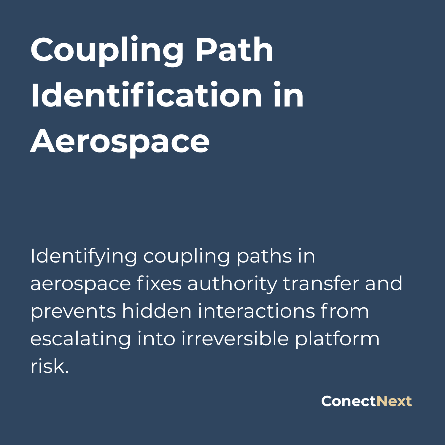 Coupling Path Identification in Aerospace | ConectNext