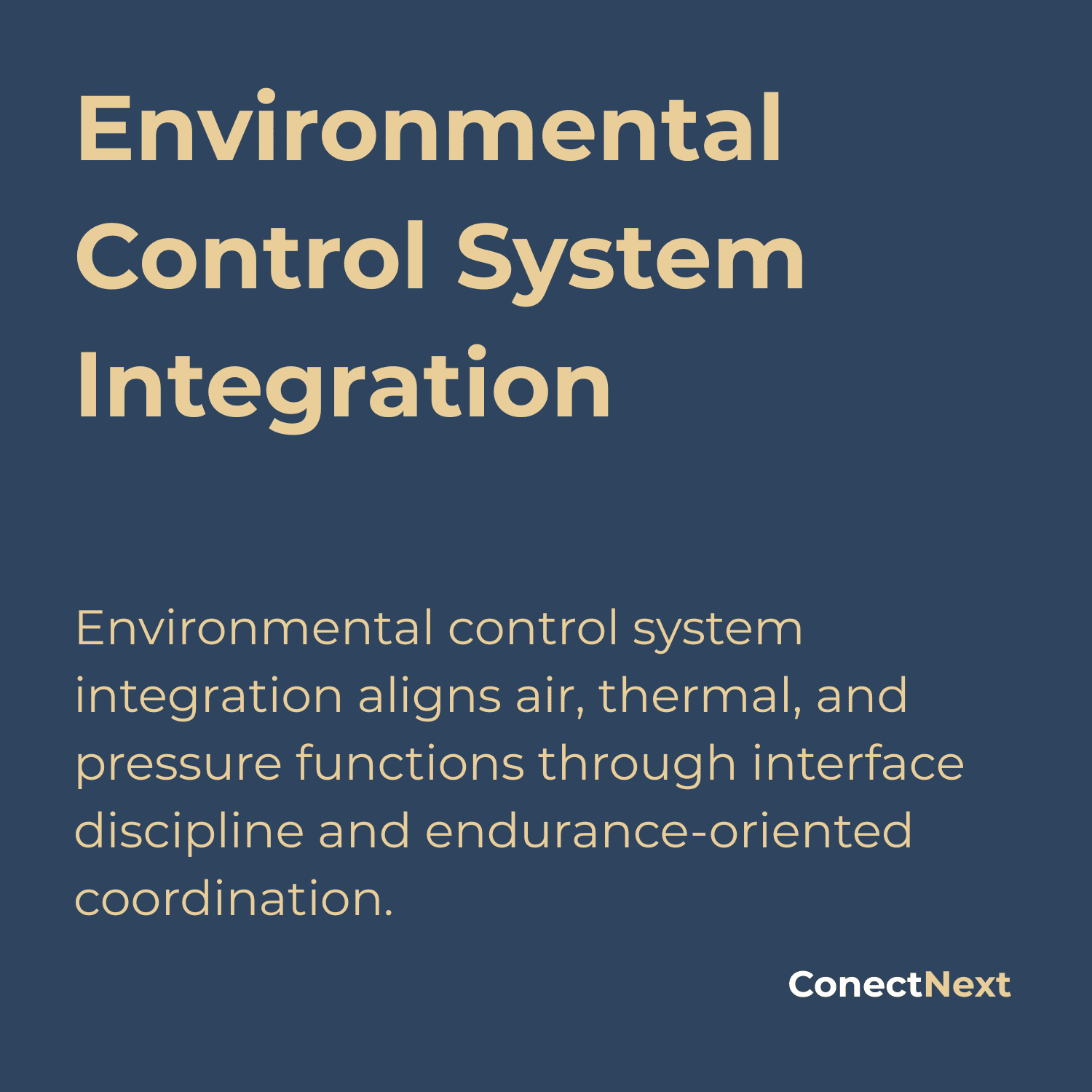 Environmental Control System Integration