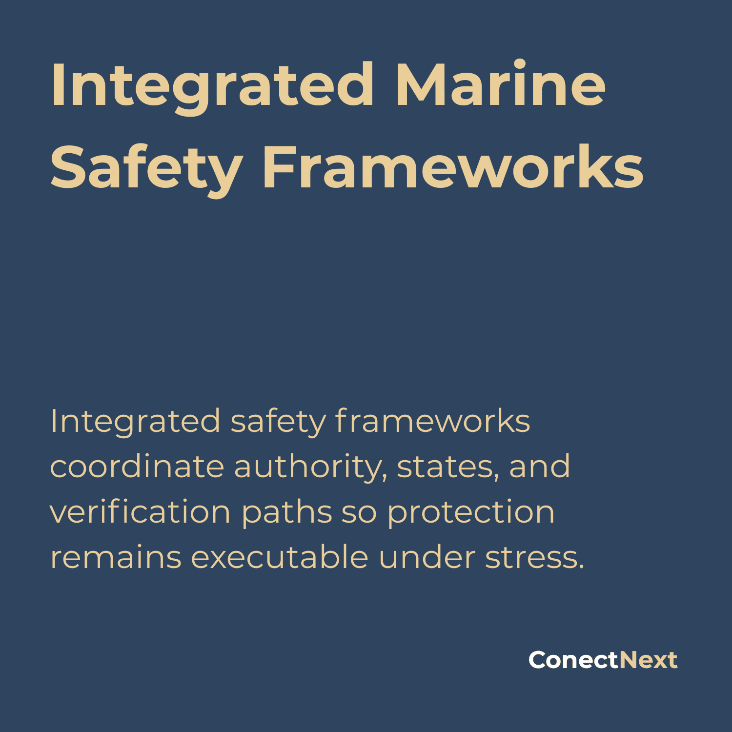 Integrated Marine Safety Frameworks