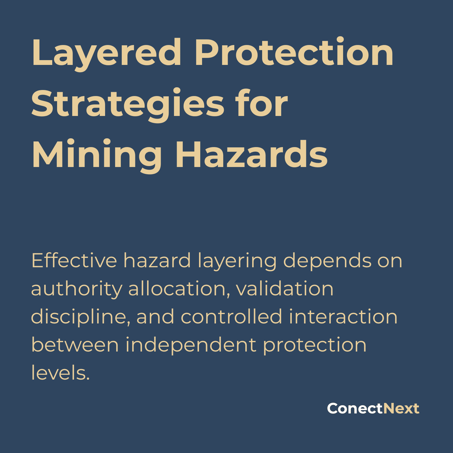 Layered Protection Strategies for Mining Hazards