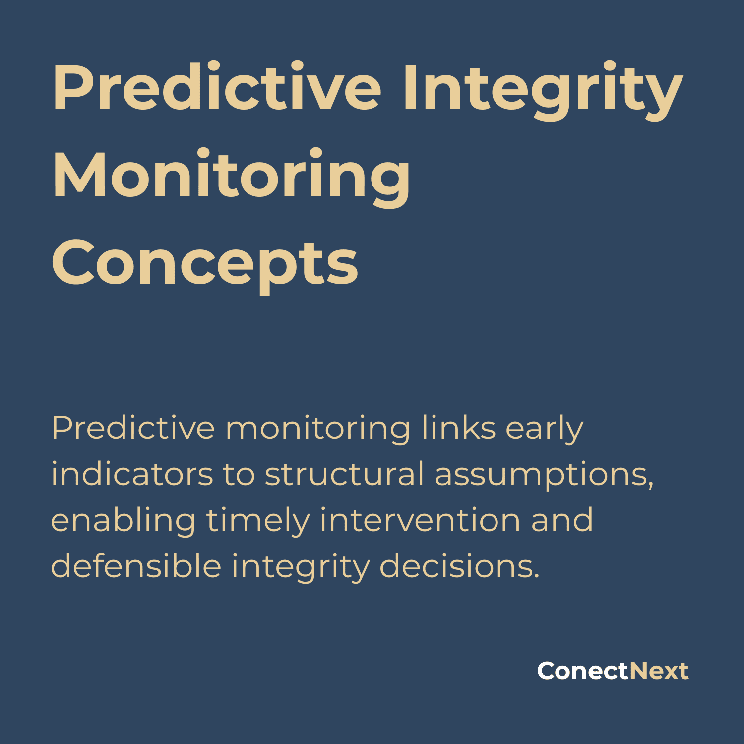 Predictive Integrity Monitoring Concepts