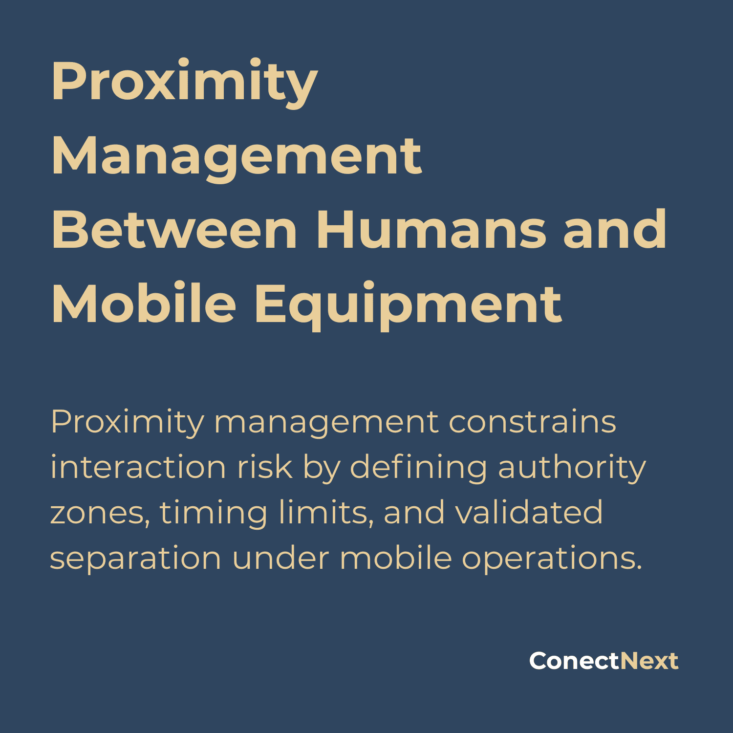 Proximity Management Between Humans and Mobile Equipment | ConectNext