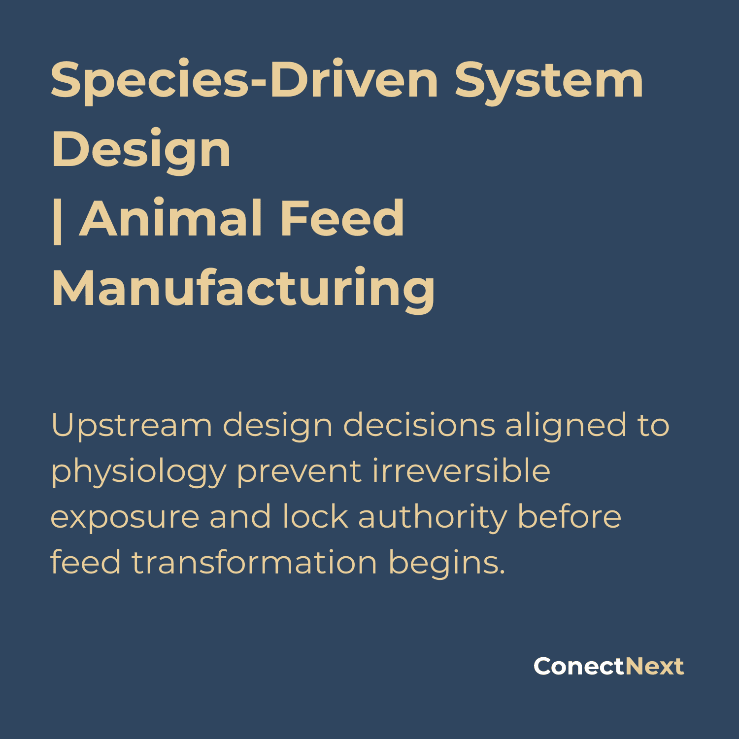 Species-Driven System Design | Animal Feed Manufacturing