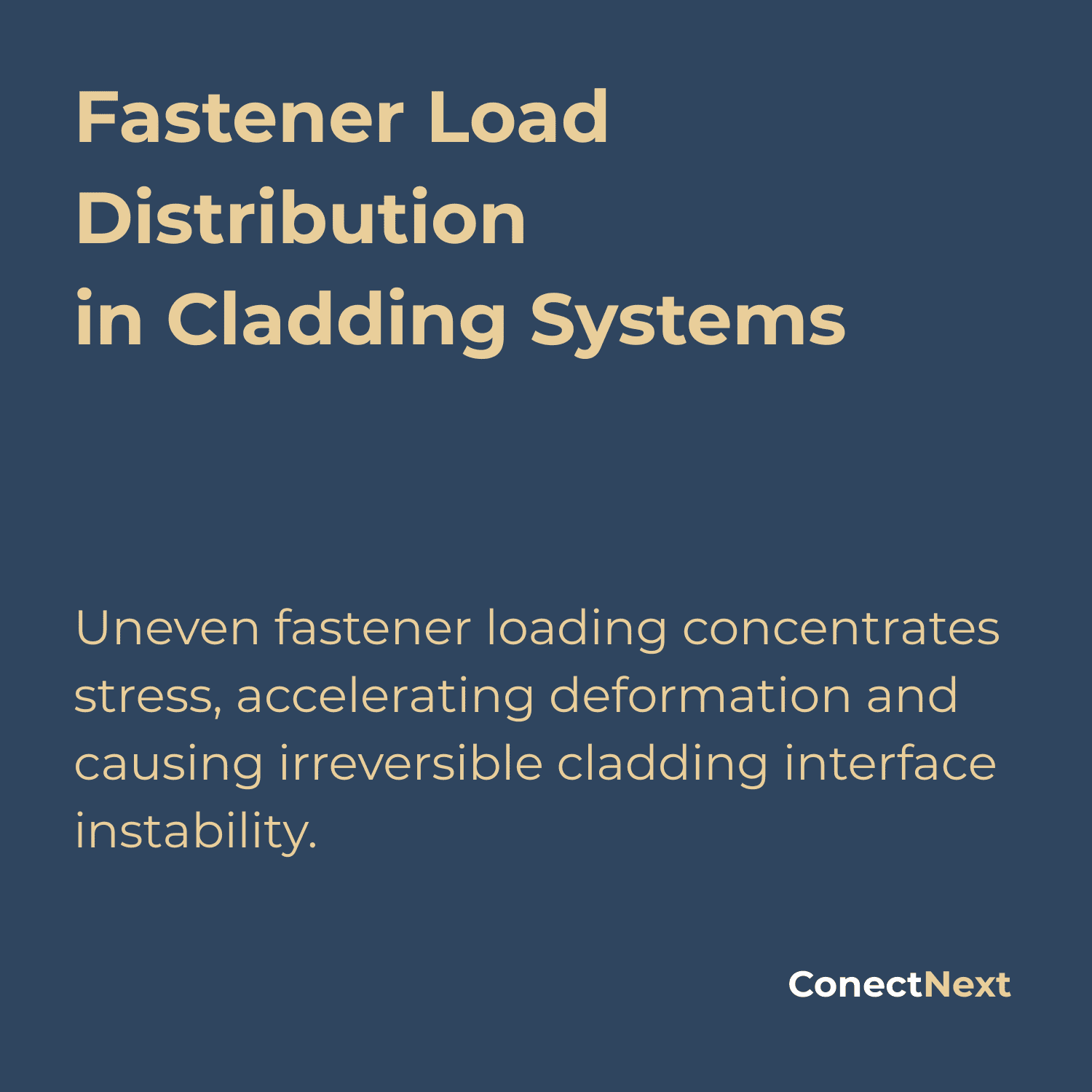 Fastener Load Distribution in Cladding Systems | Facade