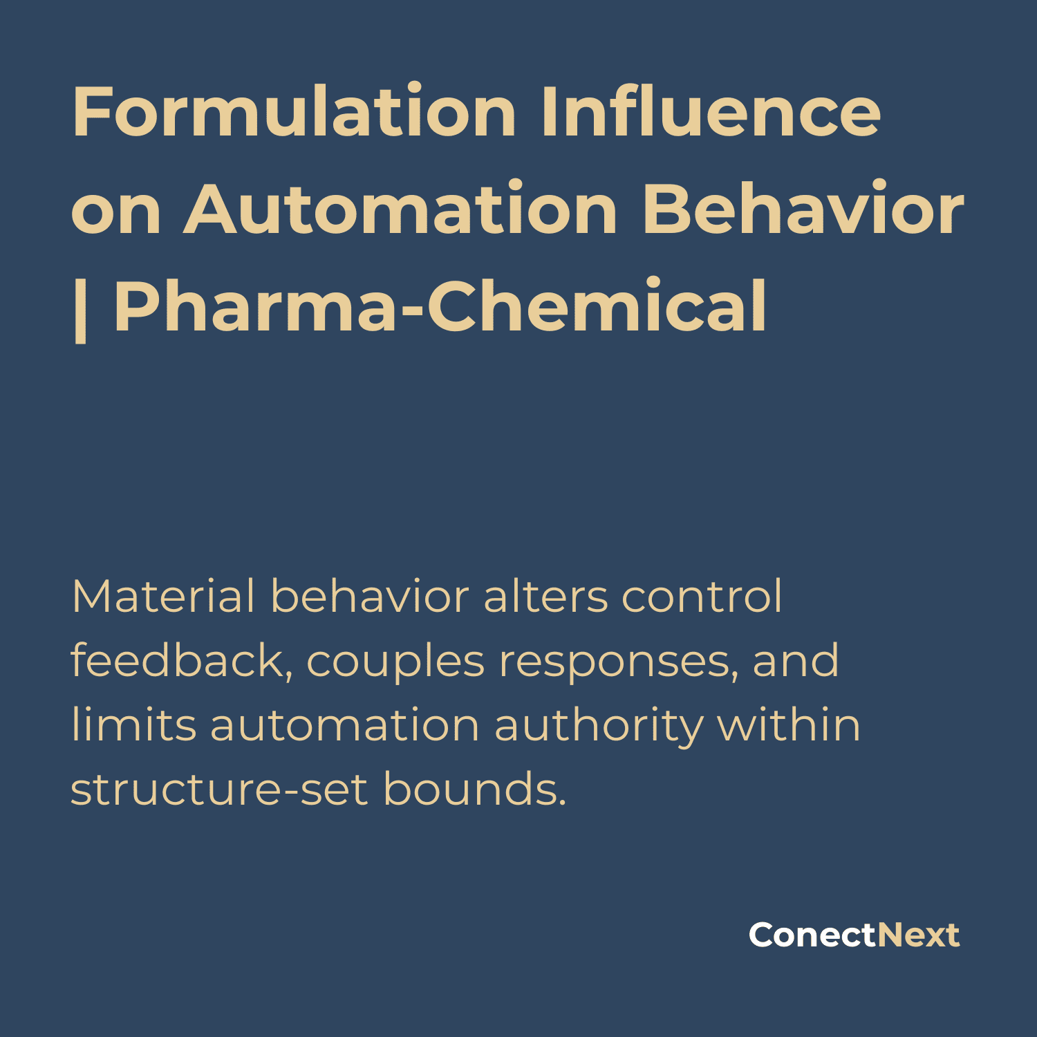 Formulation Influence on Automation Behavior | Pharma-Chemical