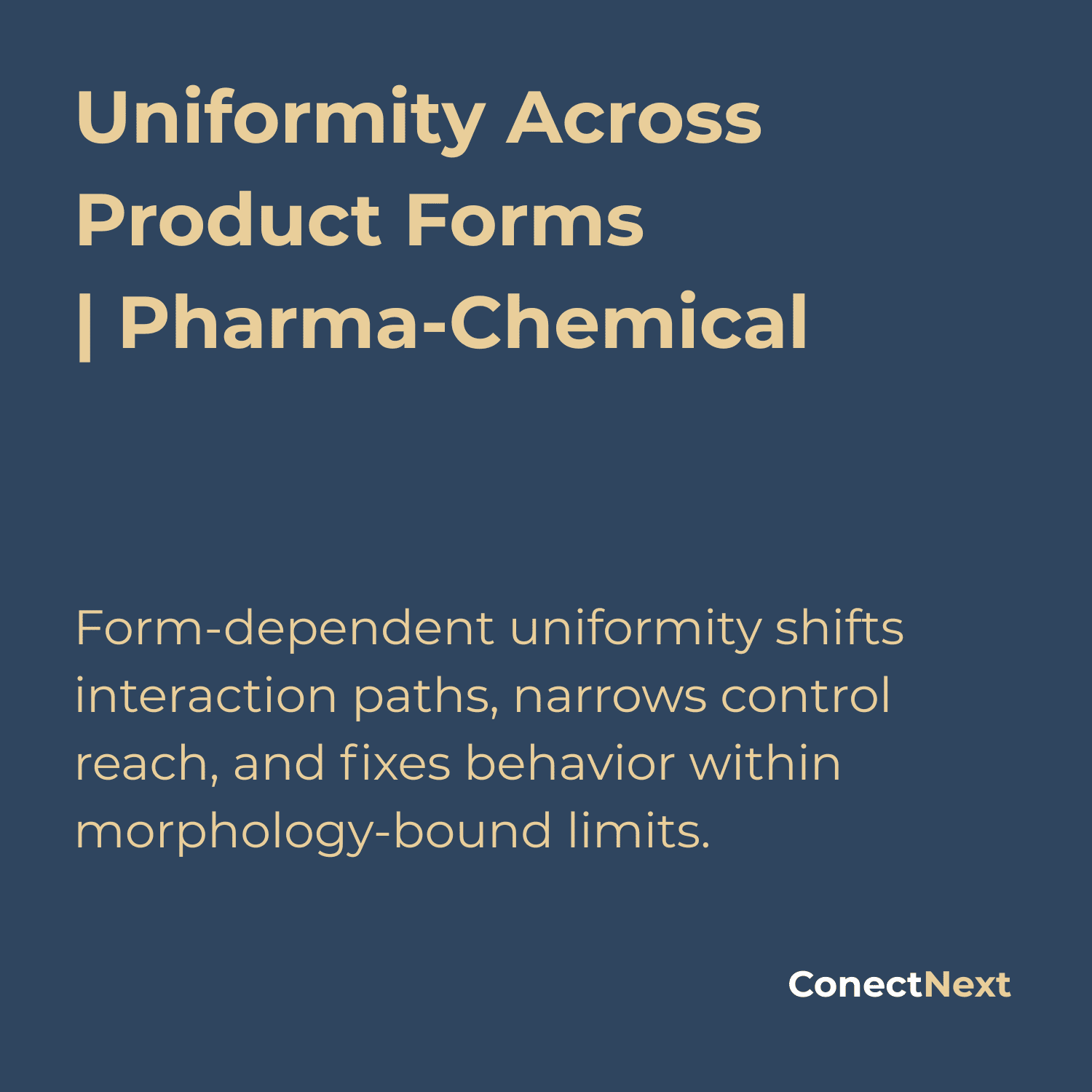 Uniformity Across Product Forms | Pharma-Chemical