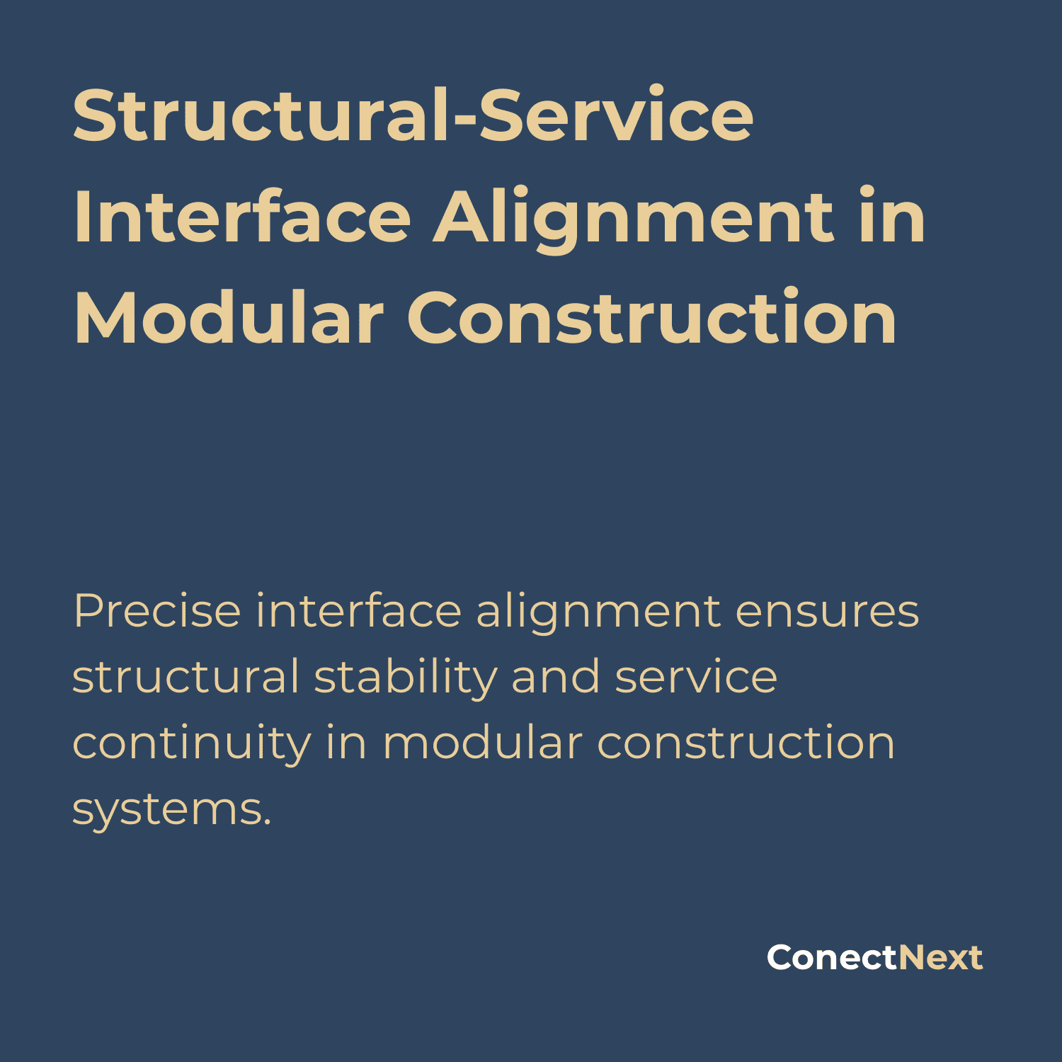 Alinhamento da interface estrutura-serviço na construção modular